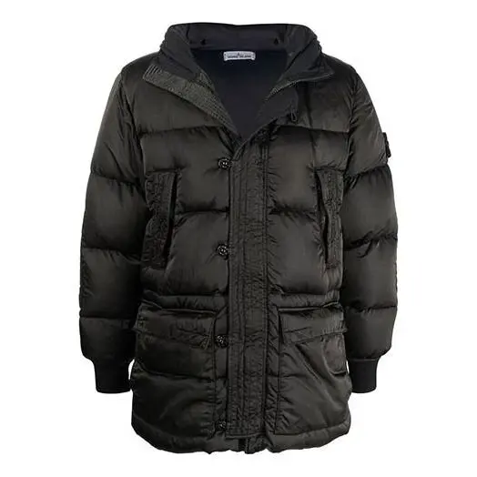 Stone Island Down Jacket - Black