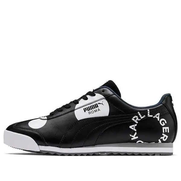PUMA Karl Lagerfeld X Roma 'polka Dot' Sneakers - Black