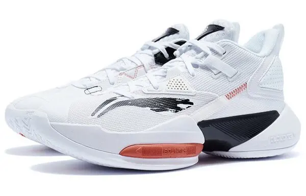 LI-NING Power Low Athletic Sneakers - White/black