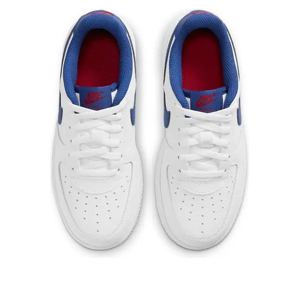 Nike Force 1 Low Top Sneakers - White/blue