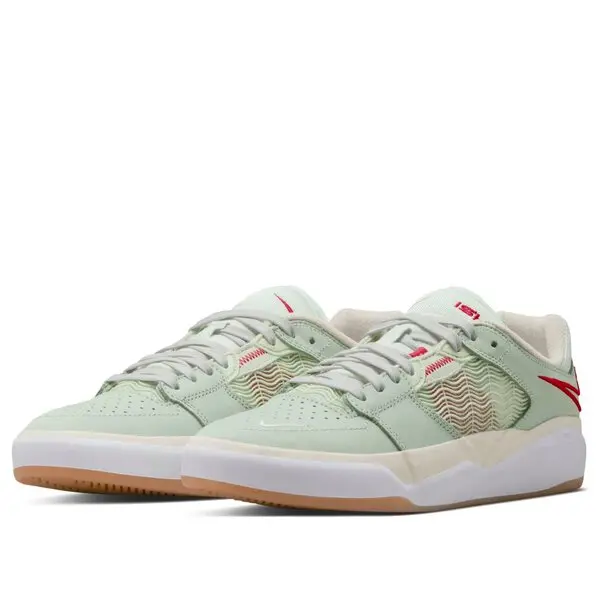 Nike Ishod Wair Premium Skate Shoes - Green/red/white