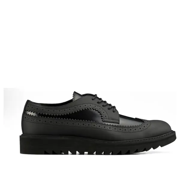 Onitsuka Tiger Brogue Derby Shoes - Black