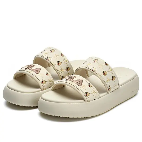 FILA Donut" Platform Slide Sandals