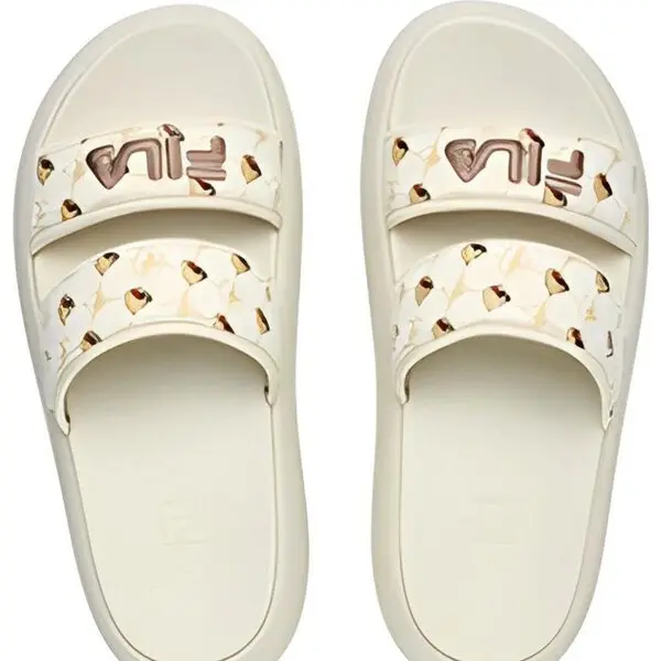 FILA Donut" Platform Slide Sandals
