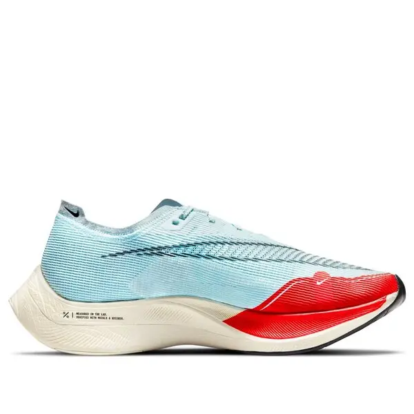 Nike Zoomx Vaporfly Next% 2 Athletic Sneakers - Glacier Blue/chile Red/pale Ivory