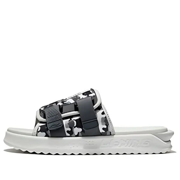 LI-NING Fashion Slides Agas011-3 - White/black/grey