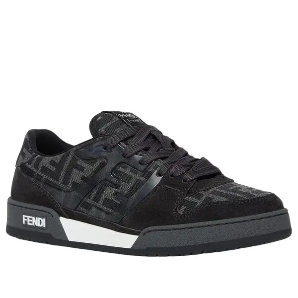 Fendi Fw25 Match Trainers - Black