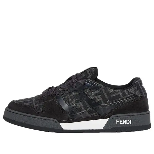 Fendi Fw25 Match Trainers - Black