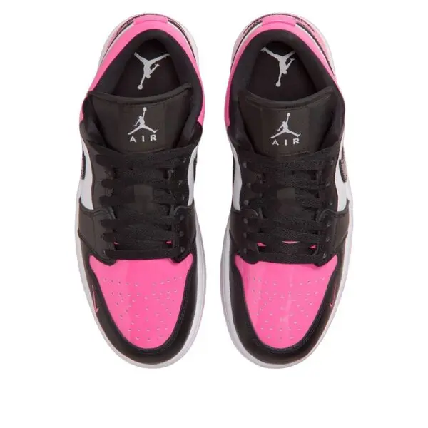 JORDAN 1 Low Patent Sneakers - Pinksicle/white/black