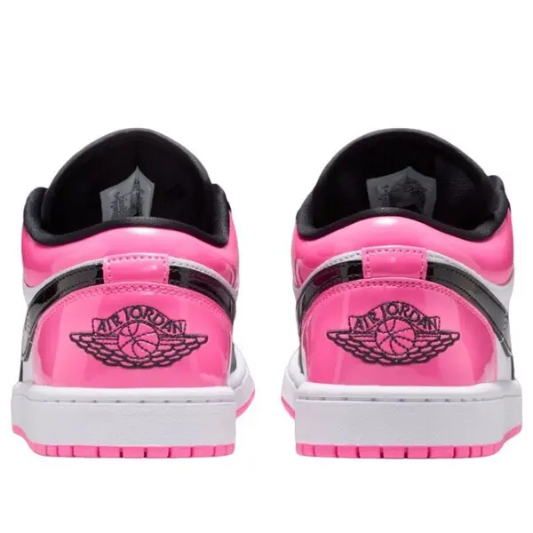 JORDAN 1 Low Patent Sneakers - Pinksicle/white/black