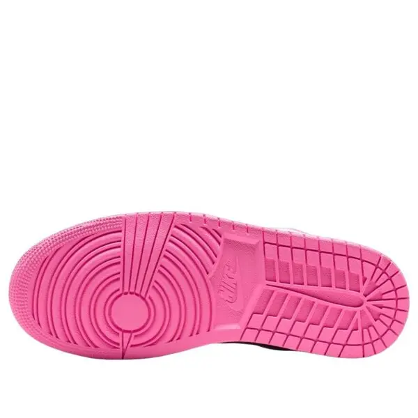 JORDAN 1 Low Patent Sneakers - Pinksicle/white/black