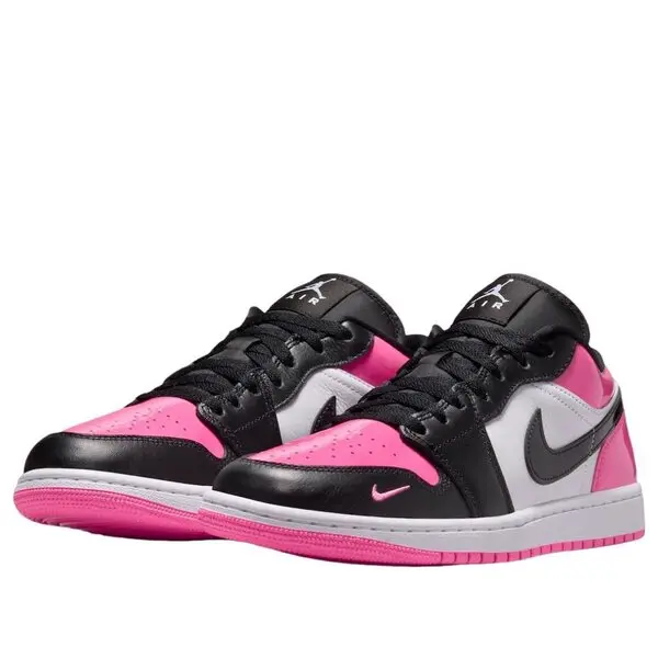 JORDAN 1 Low Patent Sneakers - Pinksicle/white/black