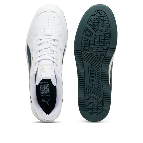 PUMA Caven 2.0 Lace Up Sneakers - White/green
