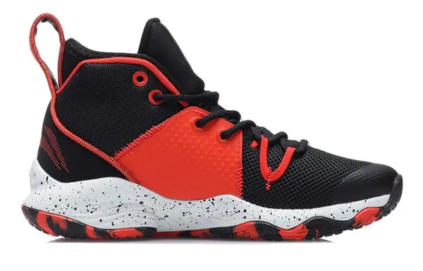 LI-NING Sonic 8 "black Red" Athletic Shoes