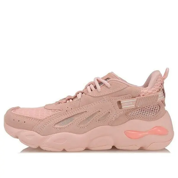 LI-NING Casual Lace-up Sneakers - Pink