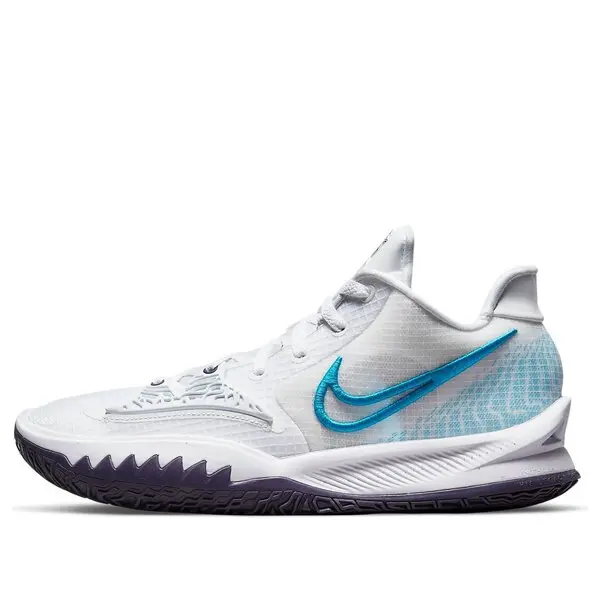 Nike Kyrie Low 4 Ep Low Top Basketball Sneakers - White/blue