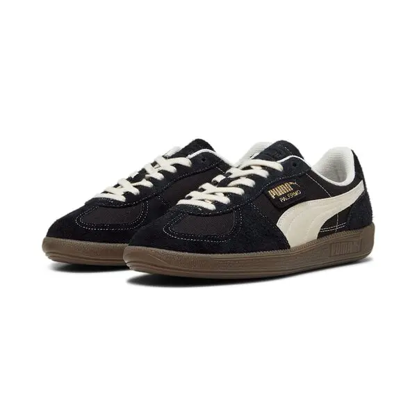 PUMA Palermo Vintage Sneakers - Black/ivory/brown