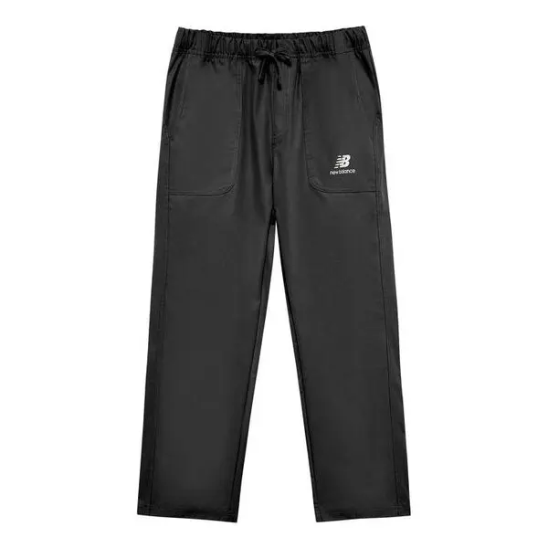NEW BALANCE Logo Athletics Pants Asia Sizing 'black
