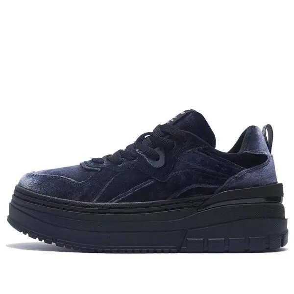 LI-NING High Top Platform Sneakers - Black/grey