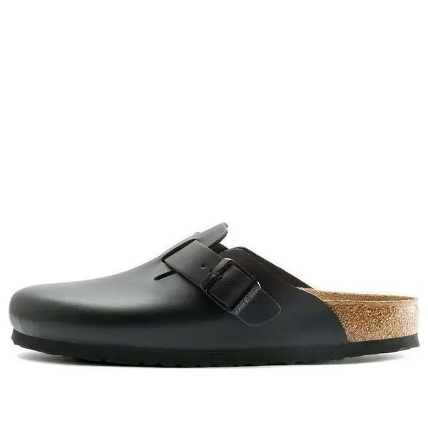 BIRKENSTOCK Boston Clogs - Black/sand