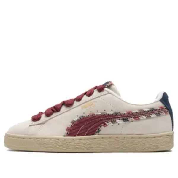 PUMA Suede Bz Fringe Sneakers - White/red/navy