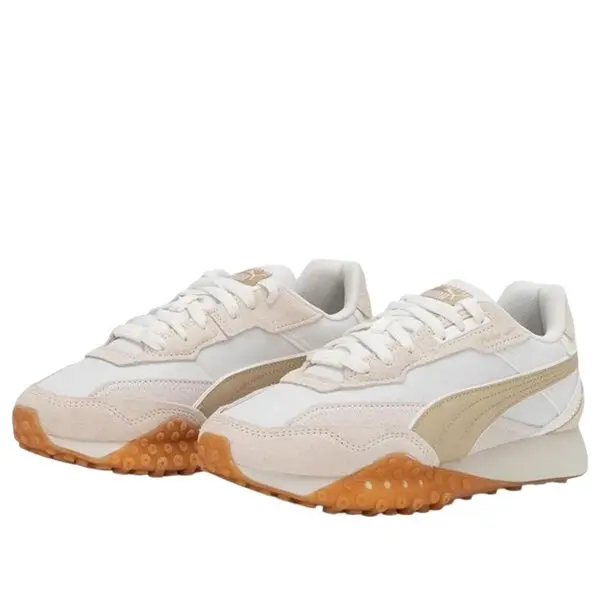 PUMA Blktop Rider Sneakers - White/brown