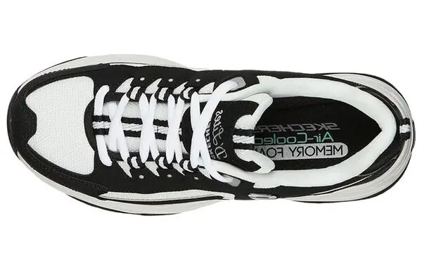 Sketchers D'lites 4.0 Athletic Sneakers - Black/white