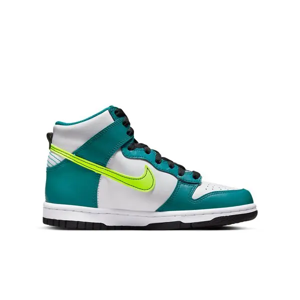 Nike Dunk High 'bright Spruce Volt' Sneakers - White/green