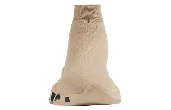 Balenciaga Speed Graffiti Knit High Top Sneakers