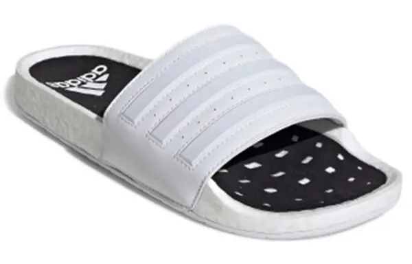 Adidas Adilette Boost Slides - White