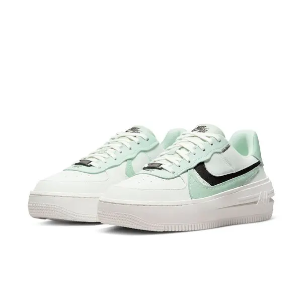 Nike Force 1 Plt.af.orm "barely Green" Low Top Sneakers - White/green