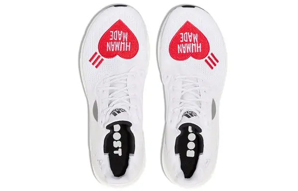 Adidas Human Made X Solar Hu "love" Sneakers - White