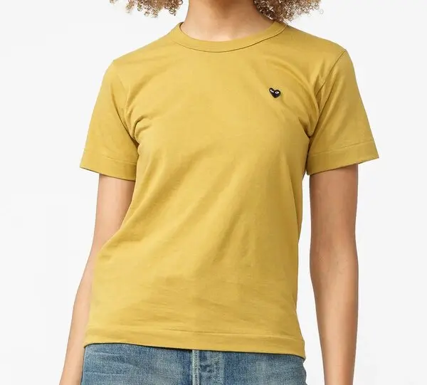 Play Comme Des Garcon Mini Logo T-shirt - Tan