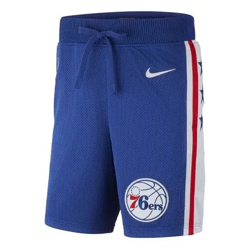 Nike Philadelphia 76ers Basketball Shorts - Blue
