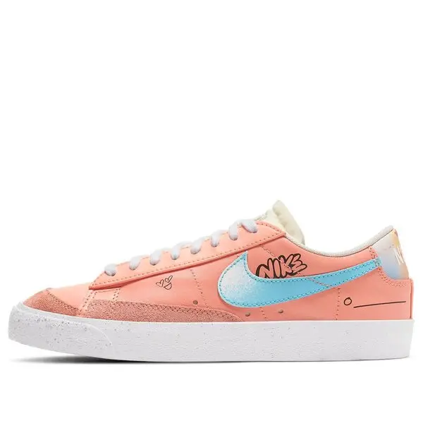 Nike Blazer Low '77 Doodle Sneakers - Pink/blue/yellow