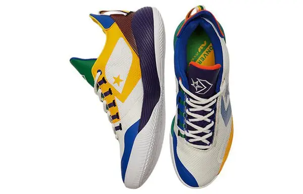 CONVERSE Chuck Taylor All Star Bb Shift Low Top Sneakers - White/orange/blue