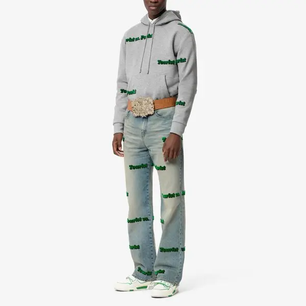LOUIS VUITTON Tourist Vs. Purist' Logo Hoodie