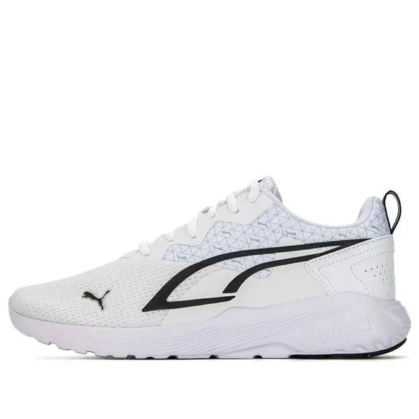 PUMA All-day Active Logo Power Low Top Sneakers - White/black