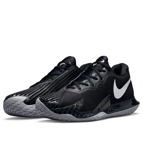 Nike Court Air Zoom Vapor Cage 4 Rafa Tennis Shoes - Black/silver