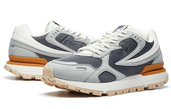 FILA Rambler Retro Running Shoes - Grey/brown