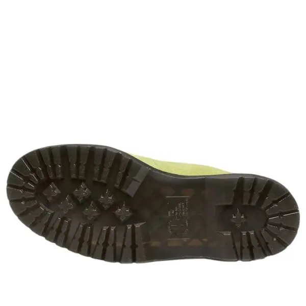 Dr. Martens Ramsey Suede Kiltie Buckle Creepers - Lime Green
