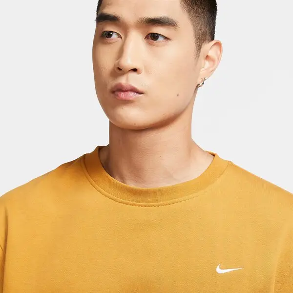 Nike Solo Swoosh Fleece Crew - Orange