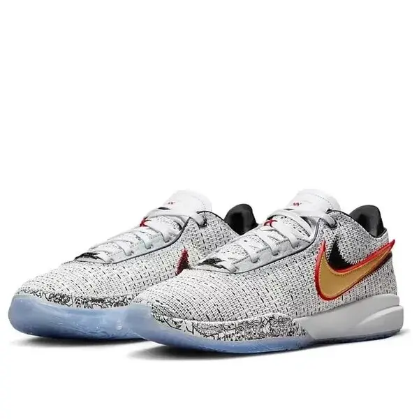 Nike Lebron 20 Ep "the Debut" Athletic Sneakers - Gray/red