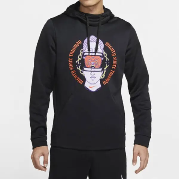 Nike Therma Abstract Pattern Pullover Training Fleece