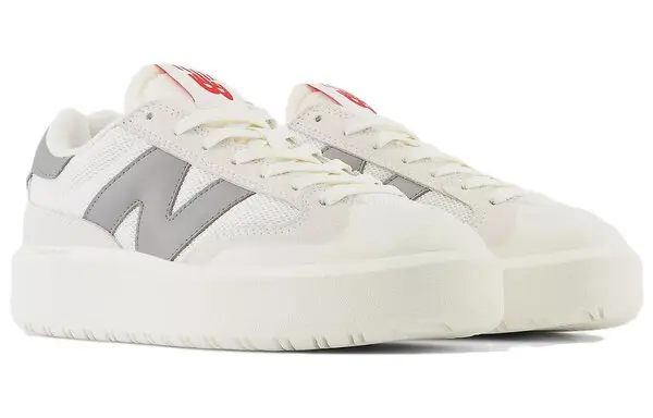 NEW BALANCE Ct302 Low Top Sneakers - White/grey/red