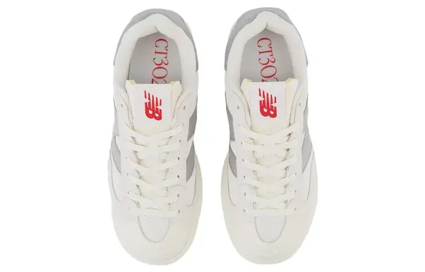 NEW BALANCE Ct302 Low Top Sneakers - White/grey/red