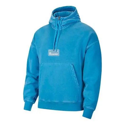 JORDAN Air Woven Knit Hoodie - Blue