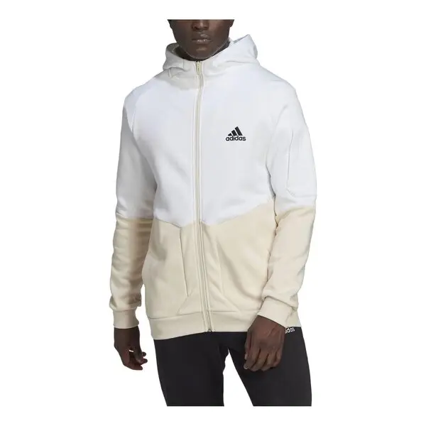 Adidas Essentials Fleece Full-zip Hooded Jacket
