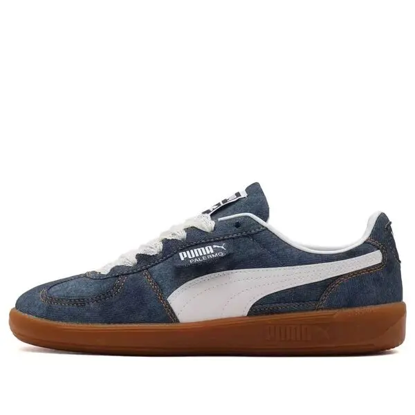 PUMA Palermo Denim Sneakers - Navy/white