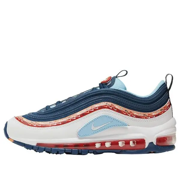 Nike Max 97 "swoosh Chain - Blue/red